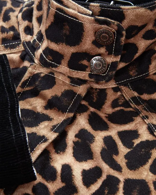 Veronica Beard Arlo Leopard Chore Jacket