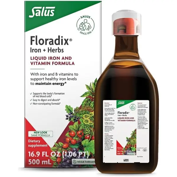 FLORADIX Iron + Herbs Liquid Iron And Vitamin - One-color