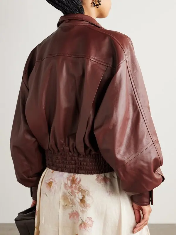 Zimmermann Hypnotic Leather Biker Jacket