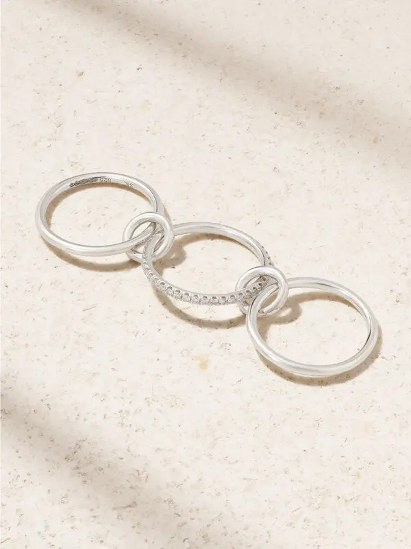 SPINELLI KILCOLLIN Sonny Sterling And Diamond Ring - Silver