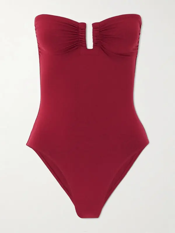 ERES Les Essentiels Cassiopée Bandeau One-piece Swimsuit - Red
