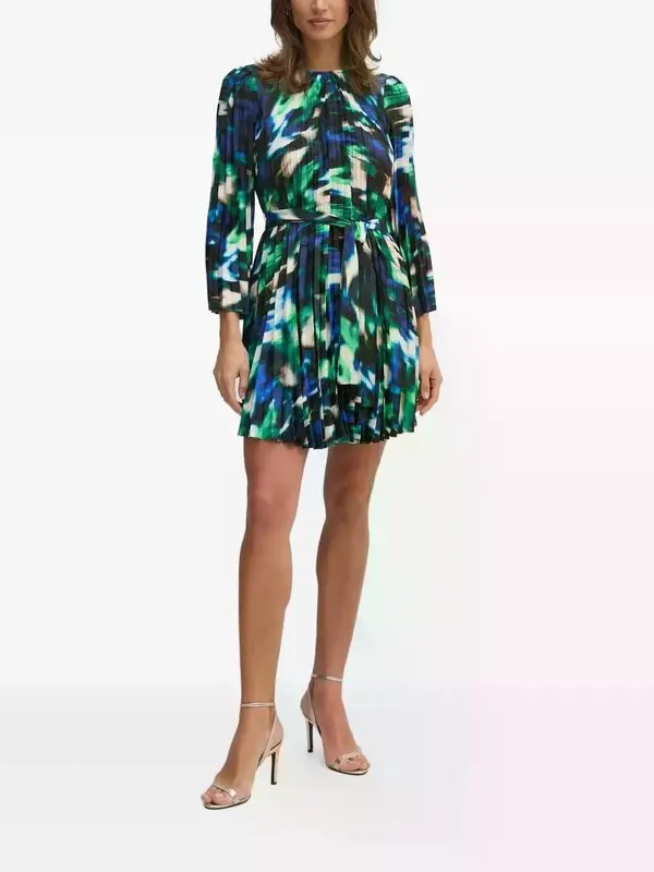 Dkny Pleated Mini Dress