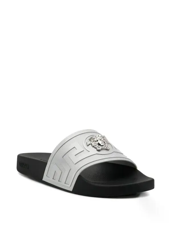 Versace La Medusa Slides - Black