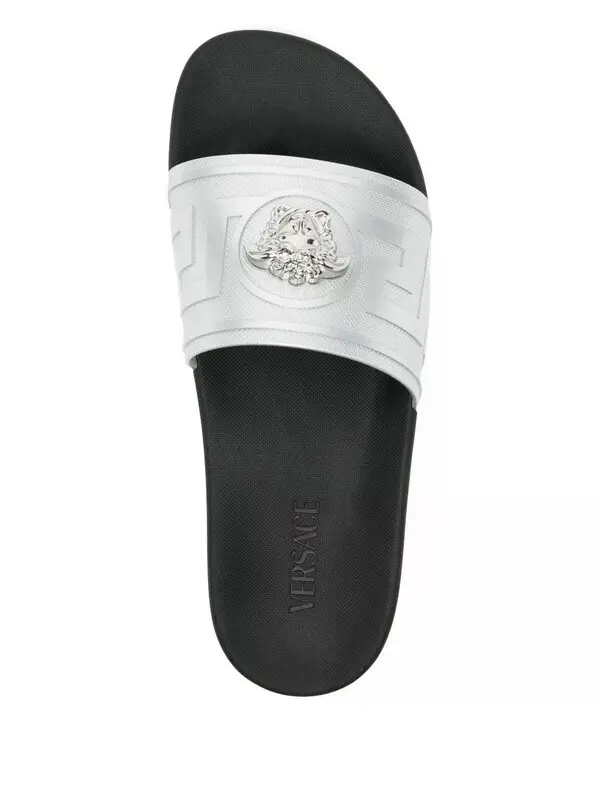 Versace La Medusa Slides - Black