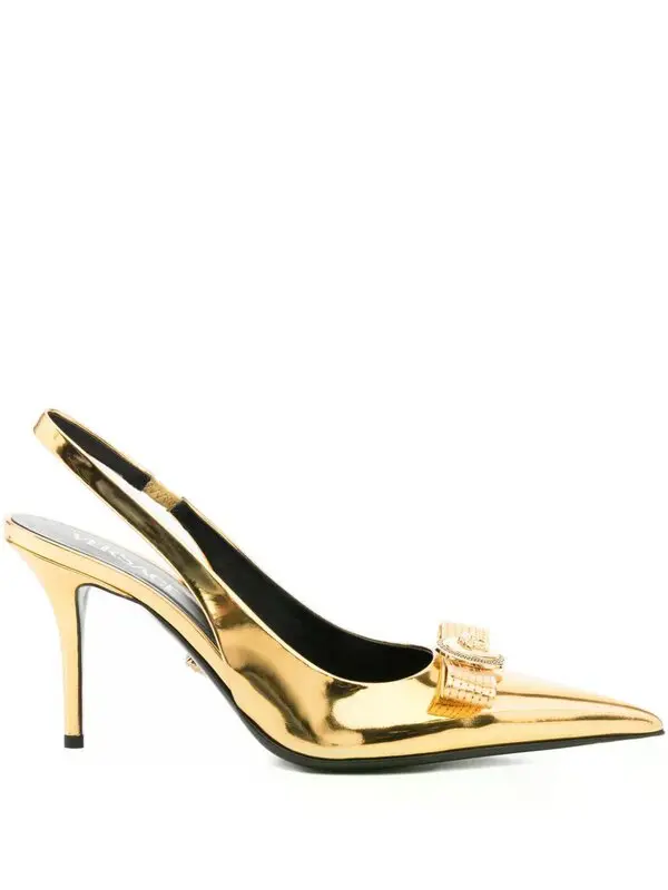 Versace 90mm Ribbon Pumps