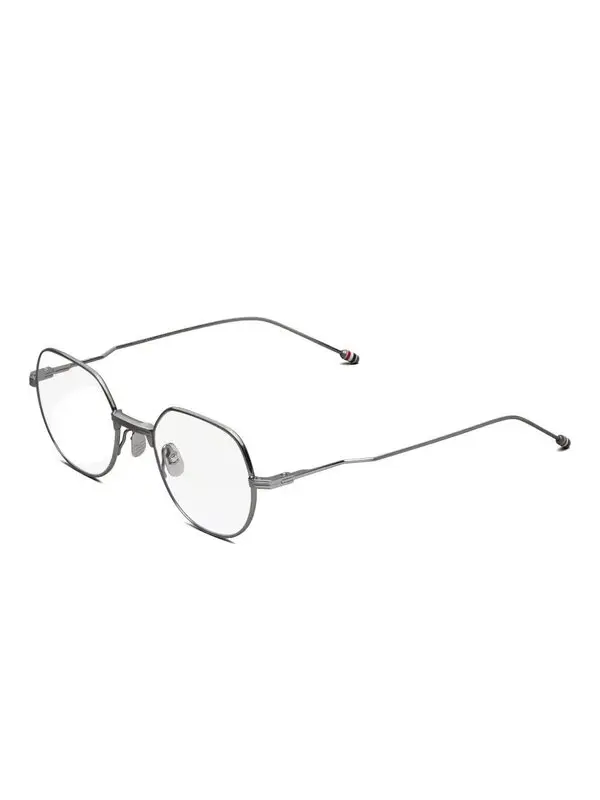 Thom Browne Round-frame Eyeglasses - Grey