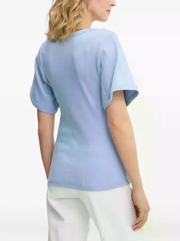 BY MALENE BIRGER Ribbed Scoop-neck T-shirt