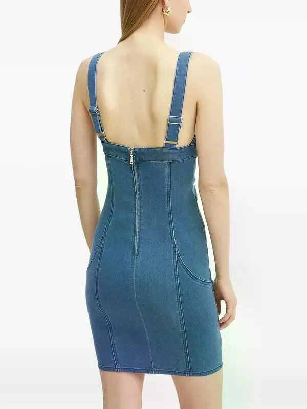 Guess V-neck Denim Dress