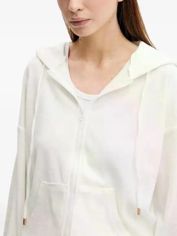 Melissa Odabash Hooded Zip-up Top