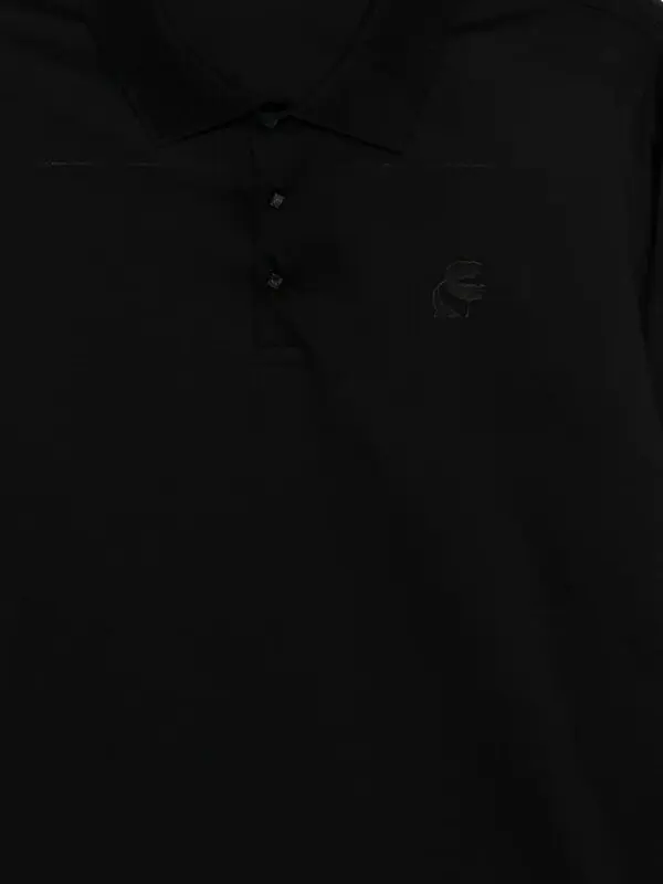 Karl Lagerfeld Embroidered-logo Cotton Polo Shirt