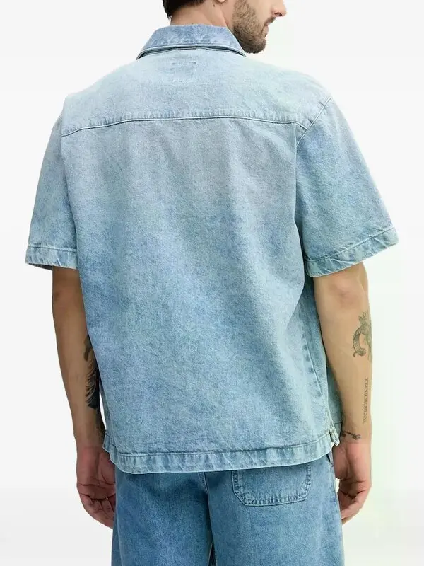 BOSS Short-sleeve Button-fastening Shirt