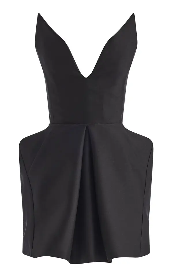 Maticevski Le Petite Wool-silk Mini Dress