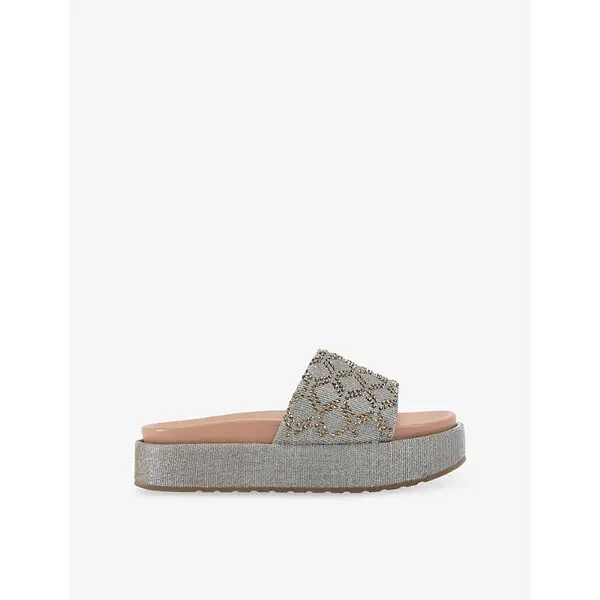 Carvela Estella Woven Flatform Sandals