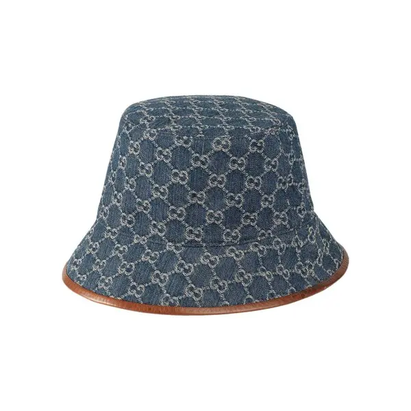Gucci Gg Canvas Bucket Hat - Blue