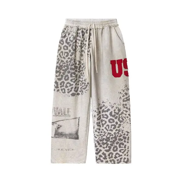 VALE FOREVER Cheetah Print Sweatpants