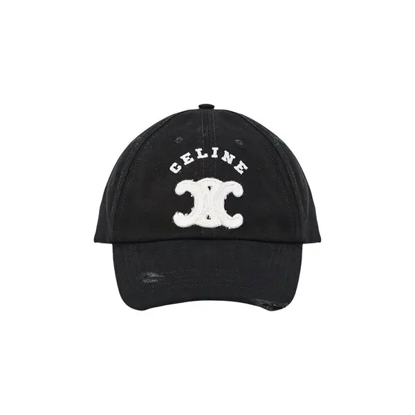 Celine Triomphe Cap - Black