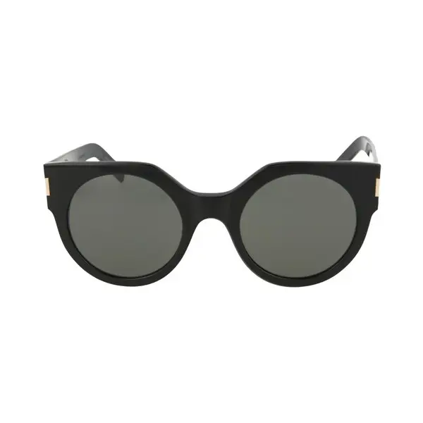Saint Laurent Round Frame Sunglasses - Black