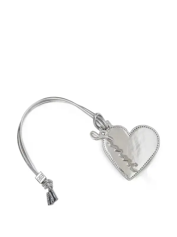 GANNI Tone Metallic Heart Charm