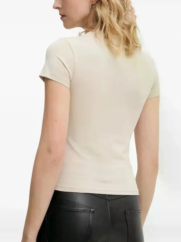 HELIOT EMIL Keyhole-detail Clasp T-shirt - Neutrals
