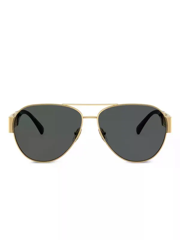 Versace Pilot Sunglasses - Gold
