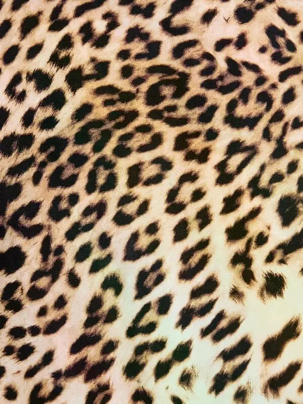 GESTUZ Leopard Print Midi Dress