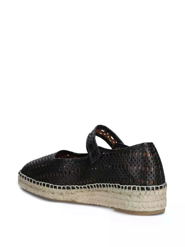 BILLI BI Perforated Leather Espadrilles