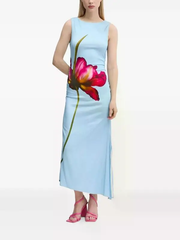 Desigual Asymmetric Dress - Blue