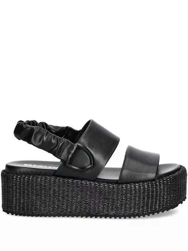 BLAUER. Platform Elastic-strap Sandals