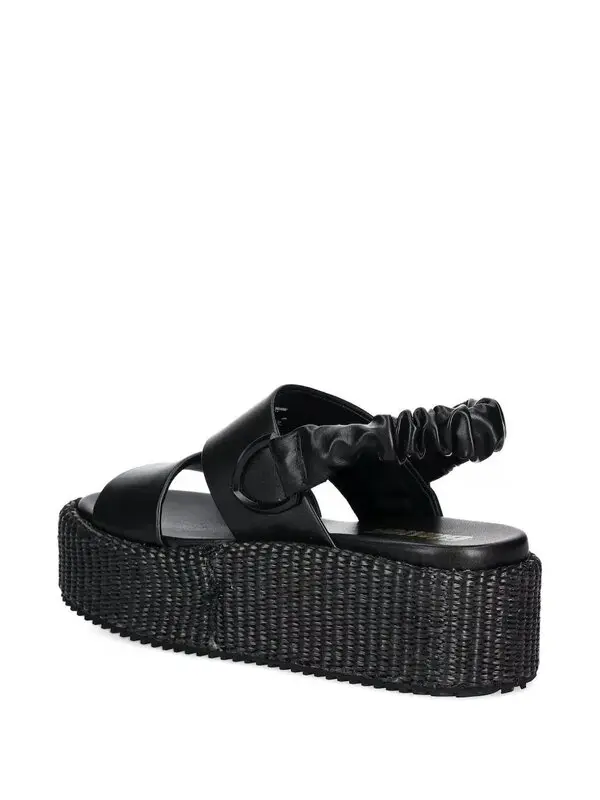 BLAUER. Platform Elastic-strap Sandals