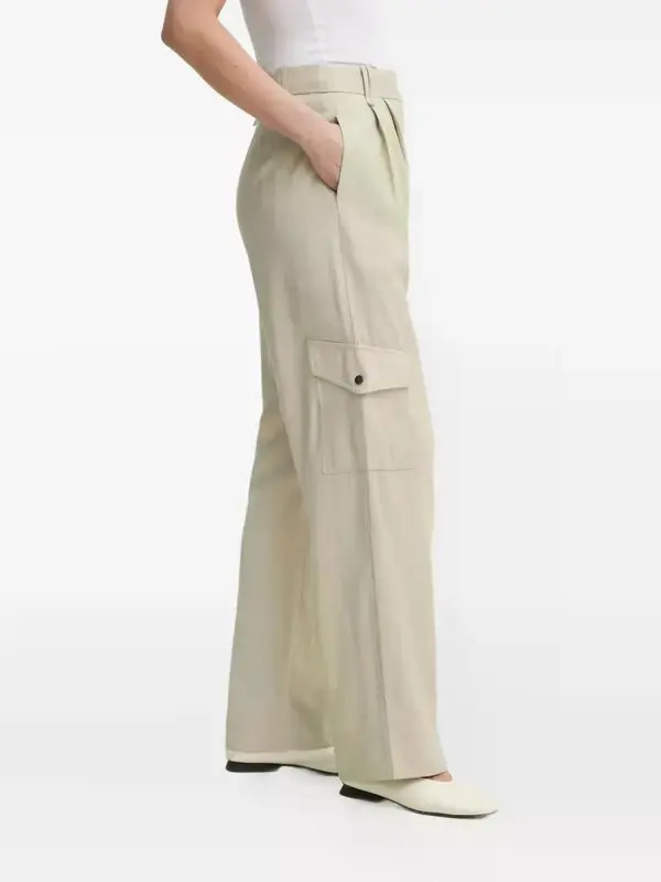 BRUUNS BAZAAR Pleated Cargo Pocket Trousers