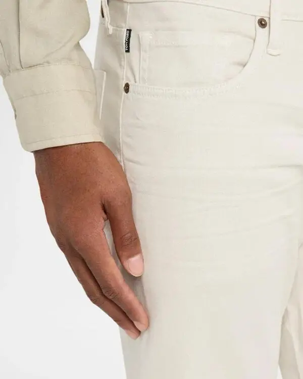 TOM FORD Stretch-twill Straight-fit Pants - Deep Ivory
