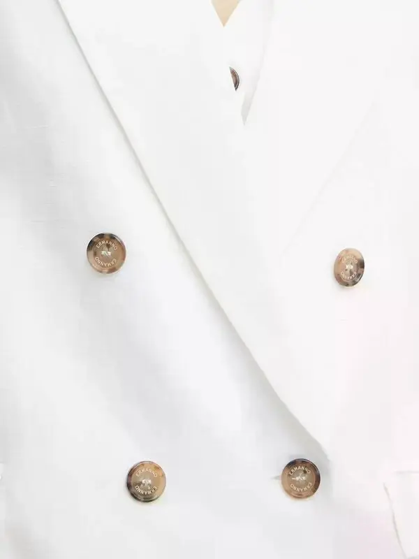 ERMANNO FIRENZE Embroidered Double-breasted Blazer