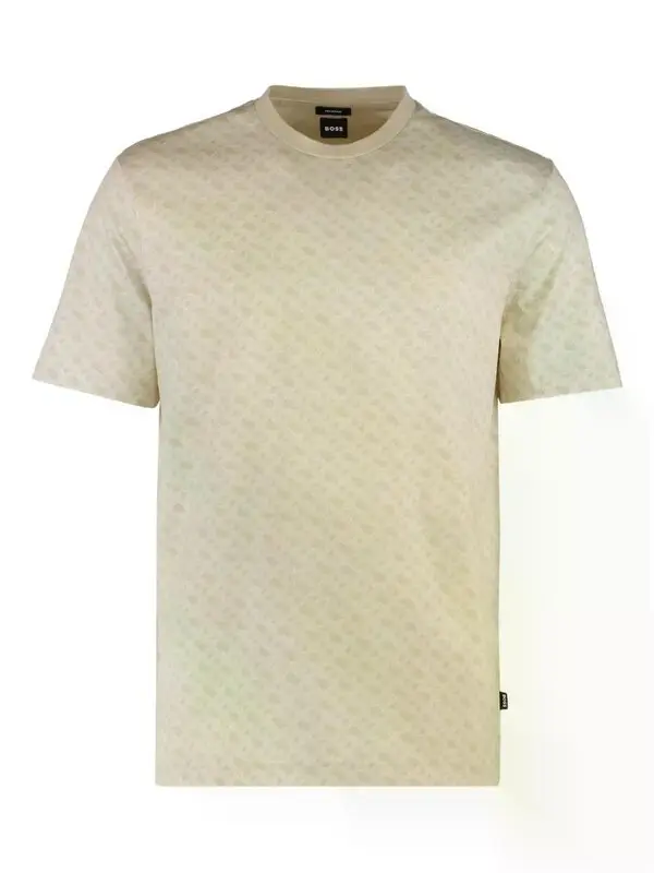 BOSS Logo-print Crew-neck T-shirt