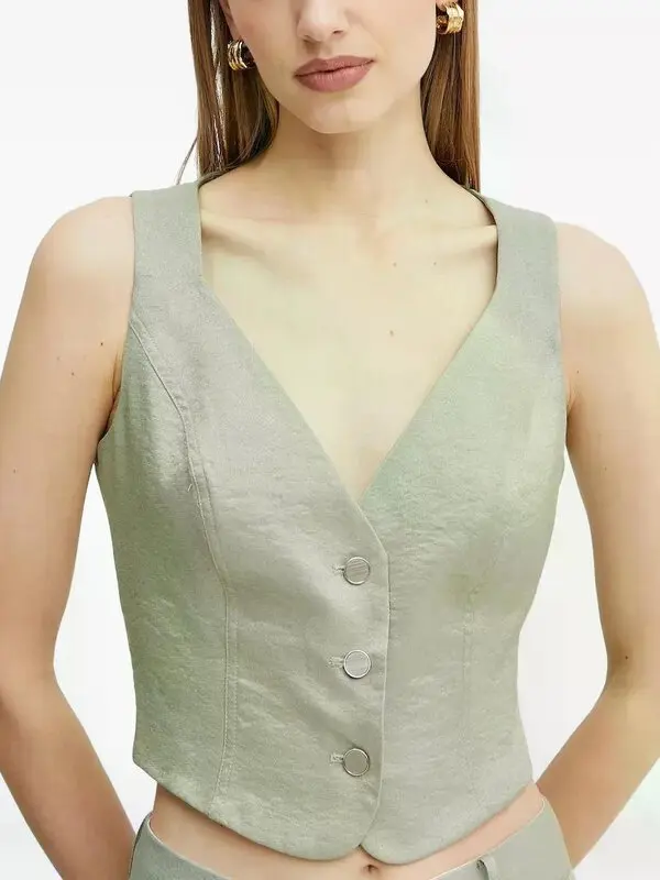 Guess Button-front Vest