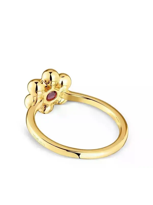 TOUS Flower Motif Ring