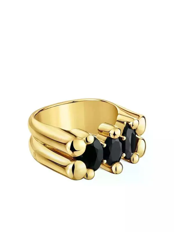 TOUS Stone-embellishment Ring - Gold