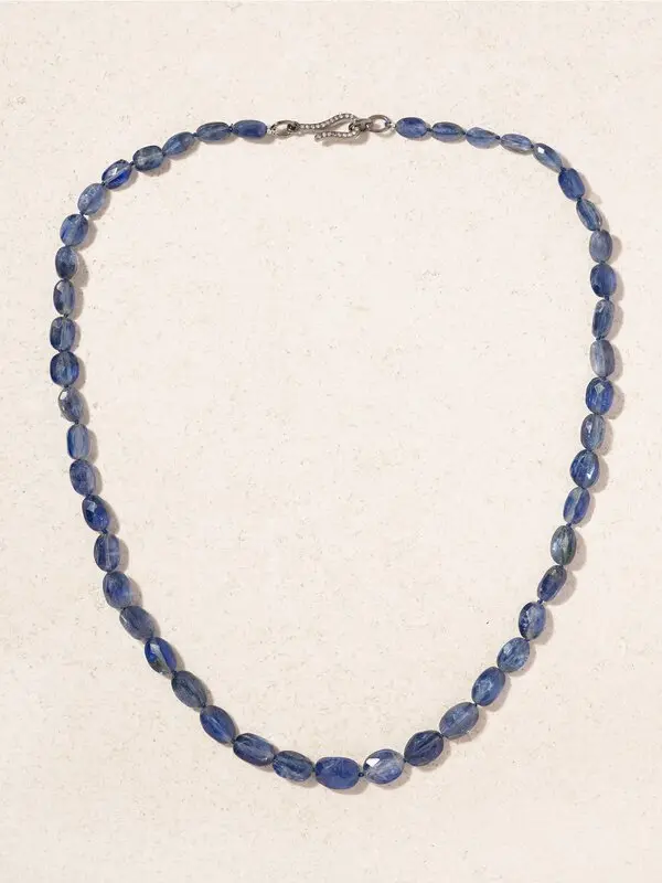Ileana Makri Kyanite And Diamond Necklace - Gold