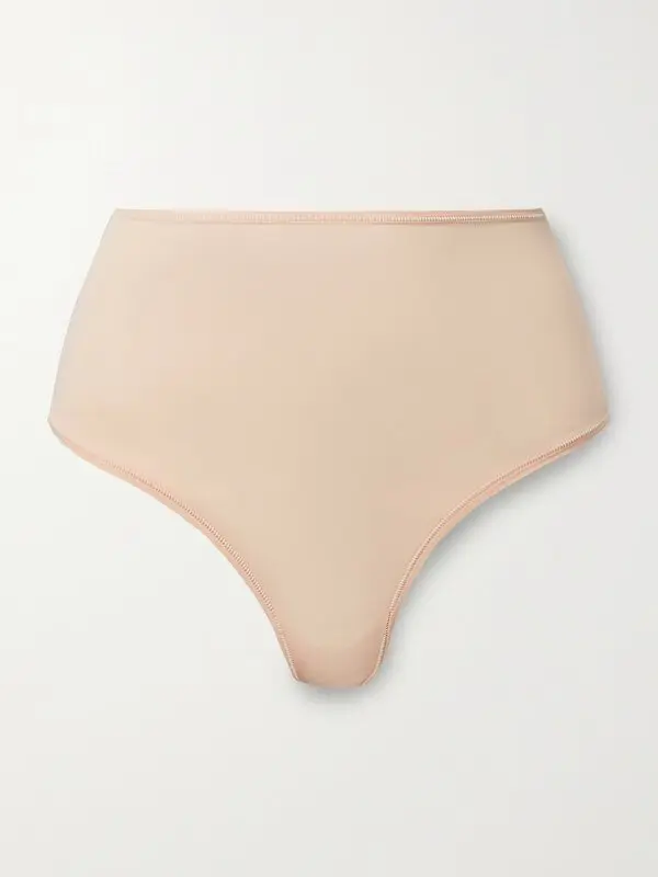 SKIMS Fits Everybody High Waisted Thong - Neutrals