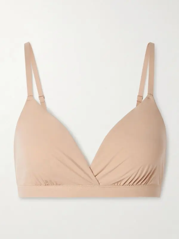 SKIMS Fits Everybody Crossover Bralette - Neutrals