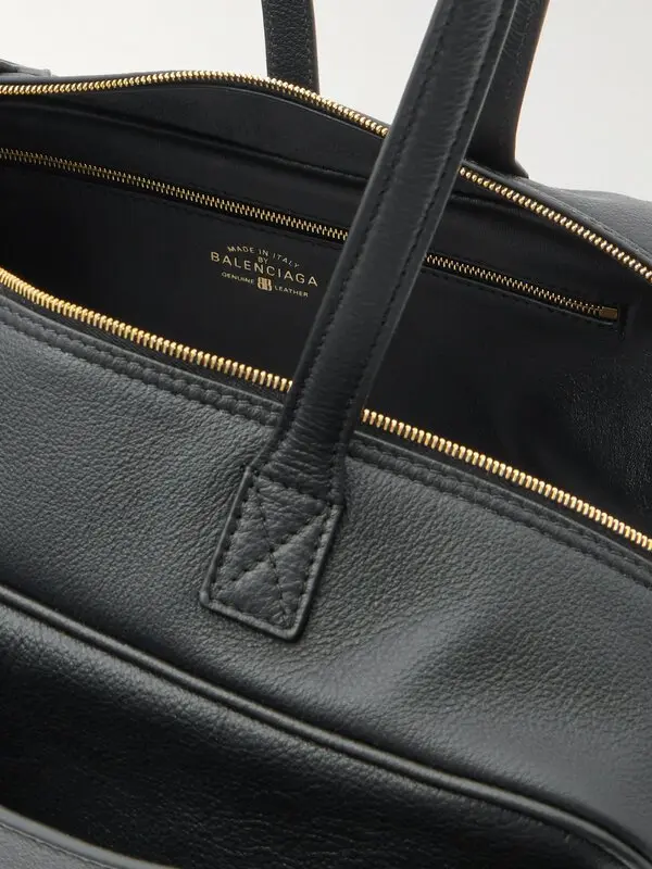 Balenciaga Carrie Medium Textured-leather Tote