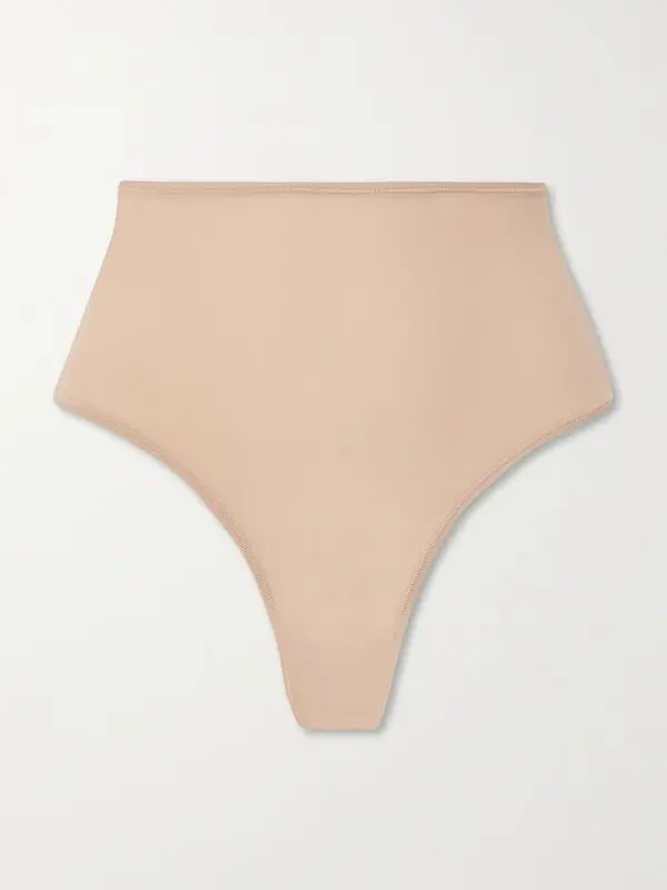 SKIMS Fits Everybody High Waisted Thong - Neutrals