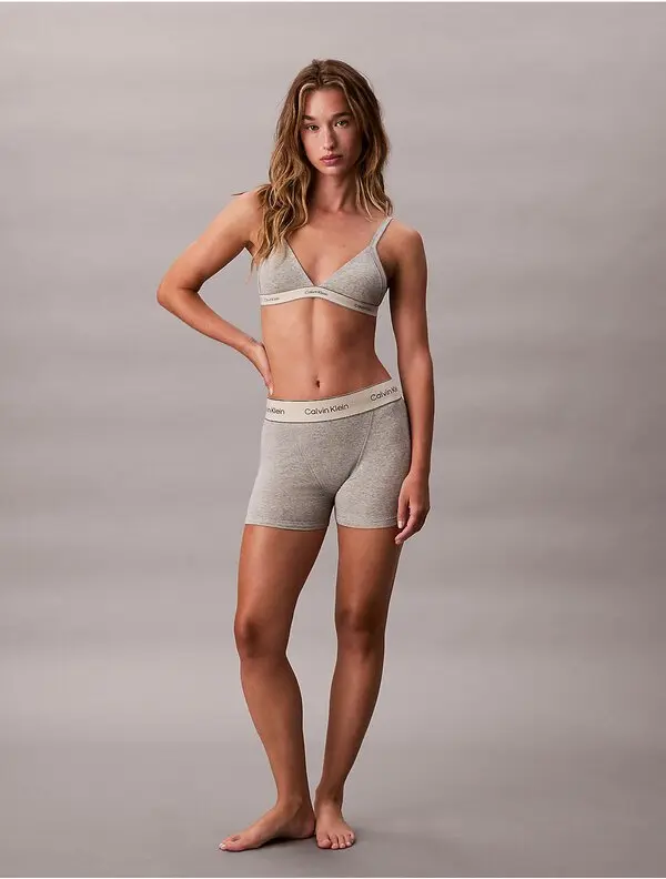 Calvin Klein Heritage Cotton Stretch Boxer Brief - Grey Heather