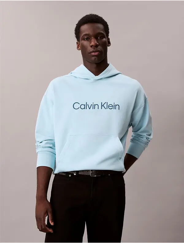 Calvin Klein Standard Logo Terry Hoodie