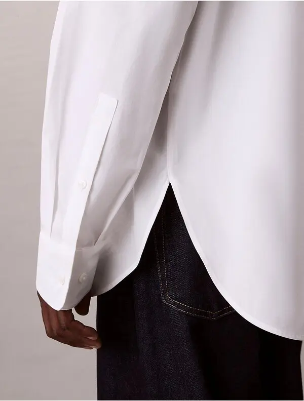 Calvin Klein Cotton Silk Relaxed Shirt