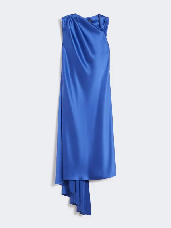 Max Mara Silk Satin Midi Cocktail Dress