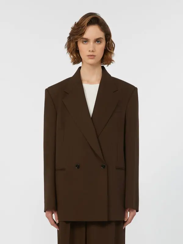 Max Mara Wool Twill Straight Fit Blazer