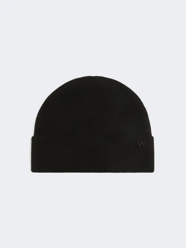 Max Mara Cashmere Knit Beanie - Black
