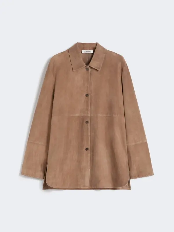 Max Mara Lambskin Suede Jacket