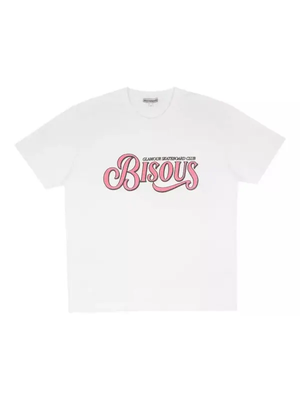 BISOUS SKATEBOARDS Glamour Caviar Cotton T-shirt - White