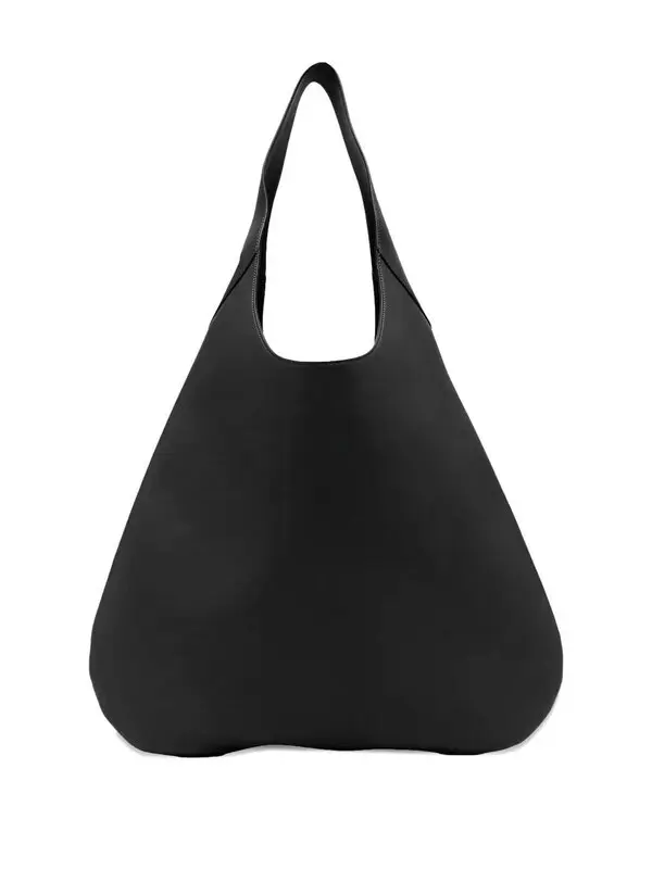 Carven Leather Tote Bag - Black